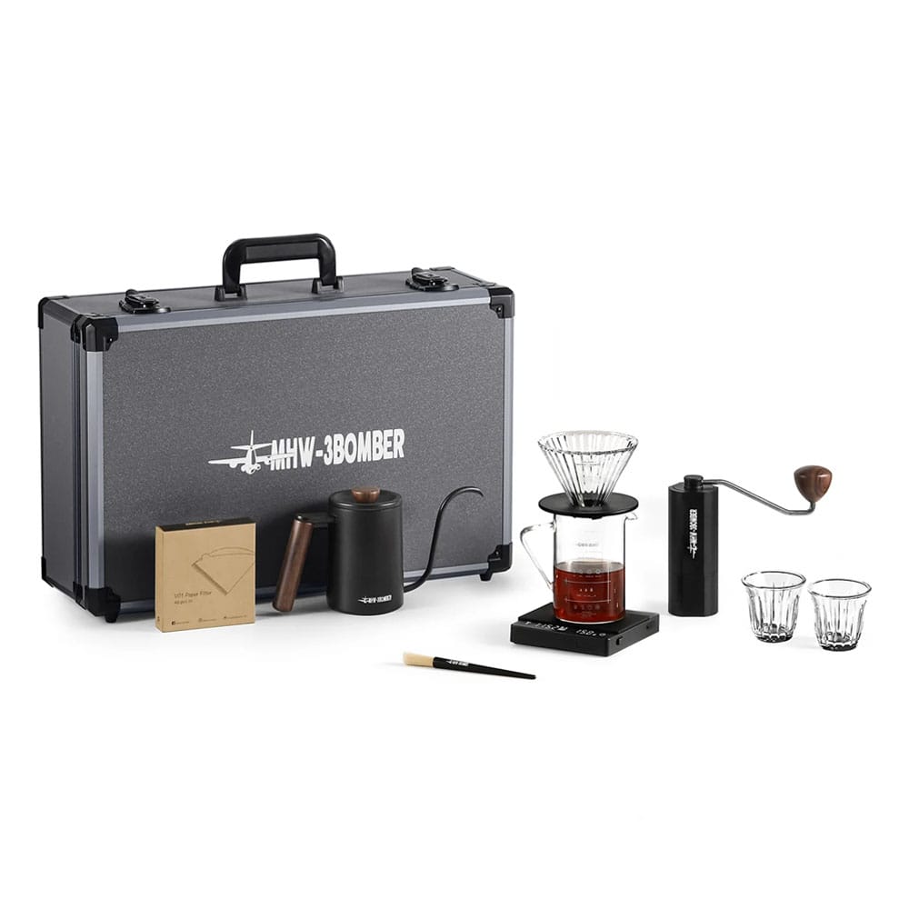MHW – 3BOMBER B-2 Tactical Suitcase 9pcs Drip Coffee Set - Whisky.my