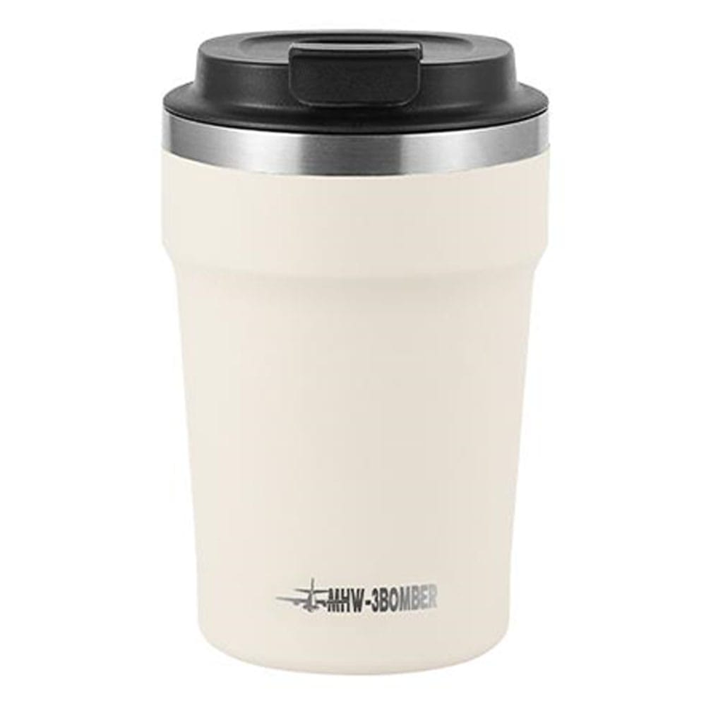 MHW – 3BOMBER Cooki Reusable Cup 360ml White - Whisky.my