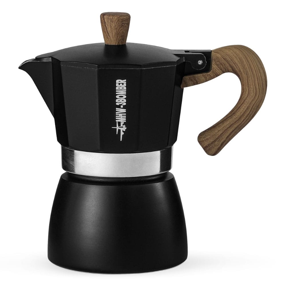 MHW – 3BOMBER Moka Pot Black 150ml - Whisky.my