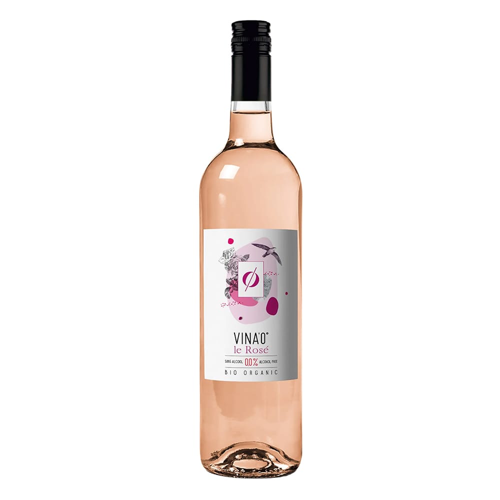Vina'0° Le Rose Alcohol Removed Wine - Whisky.my