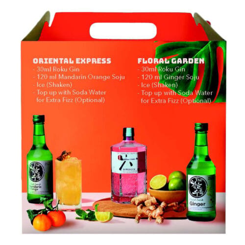 ROKU Gin with 2 Soju Chinese New Year Gift Set | Whisky.my