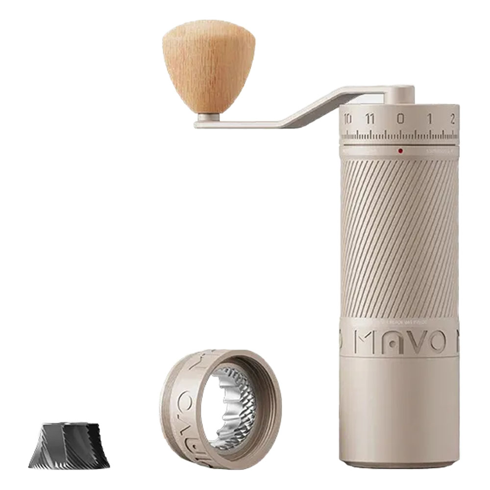 MAVO Phantox Pro Manual Coffee Grinder Silver - Whisky.my